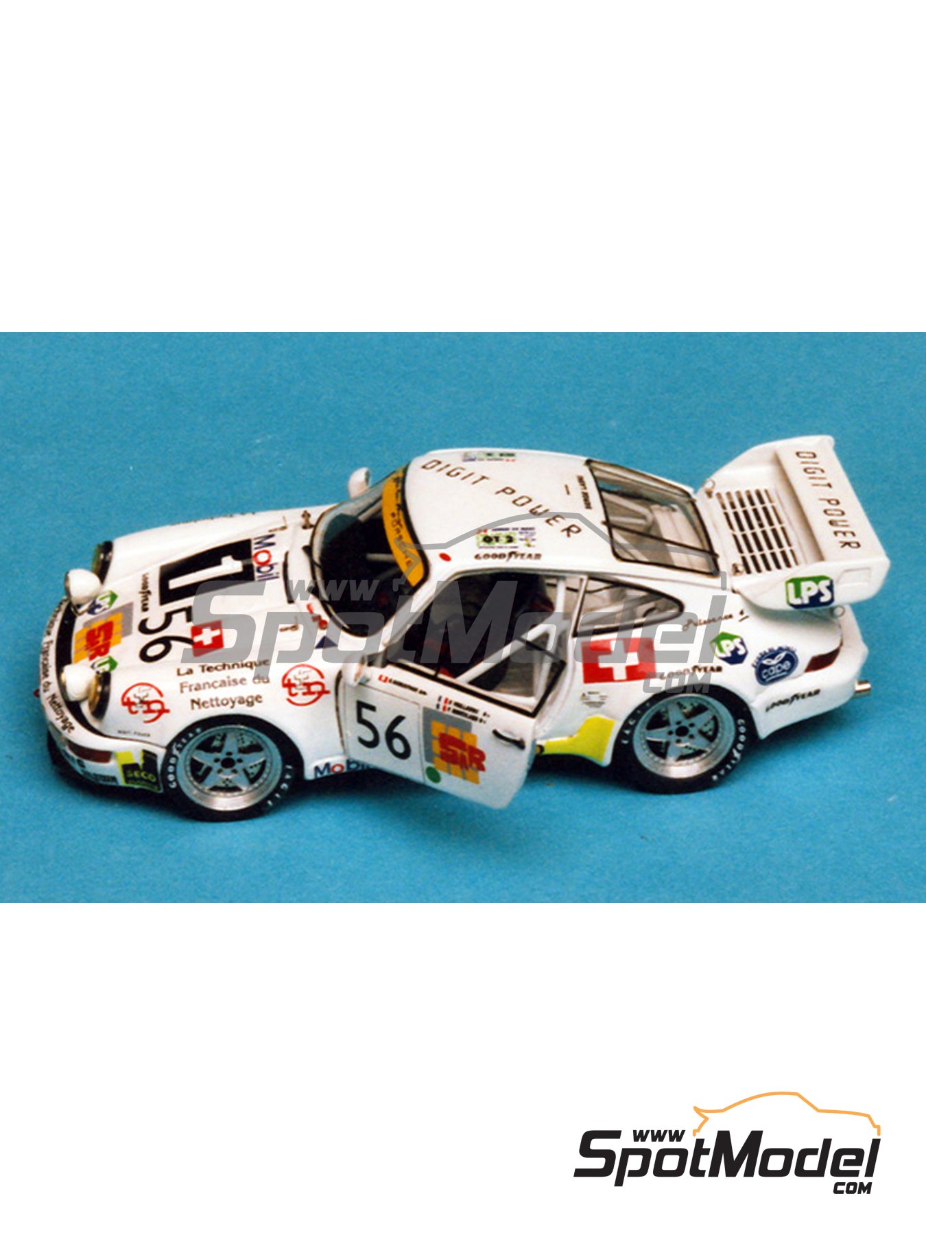 Renaissance Models 004-56: Car scale model kit 1/43 scale - Porsche 911 RSR 3.8 sponsored by SAR ...